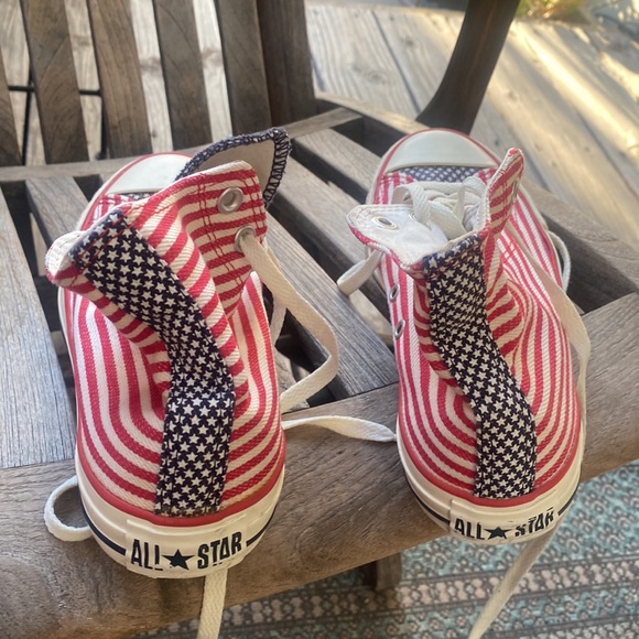 Converse | Shoes | Rare Converse Chuck Taylor All Star American Flag ...